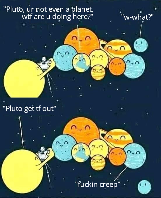 Smh pluto | Scrolller