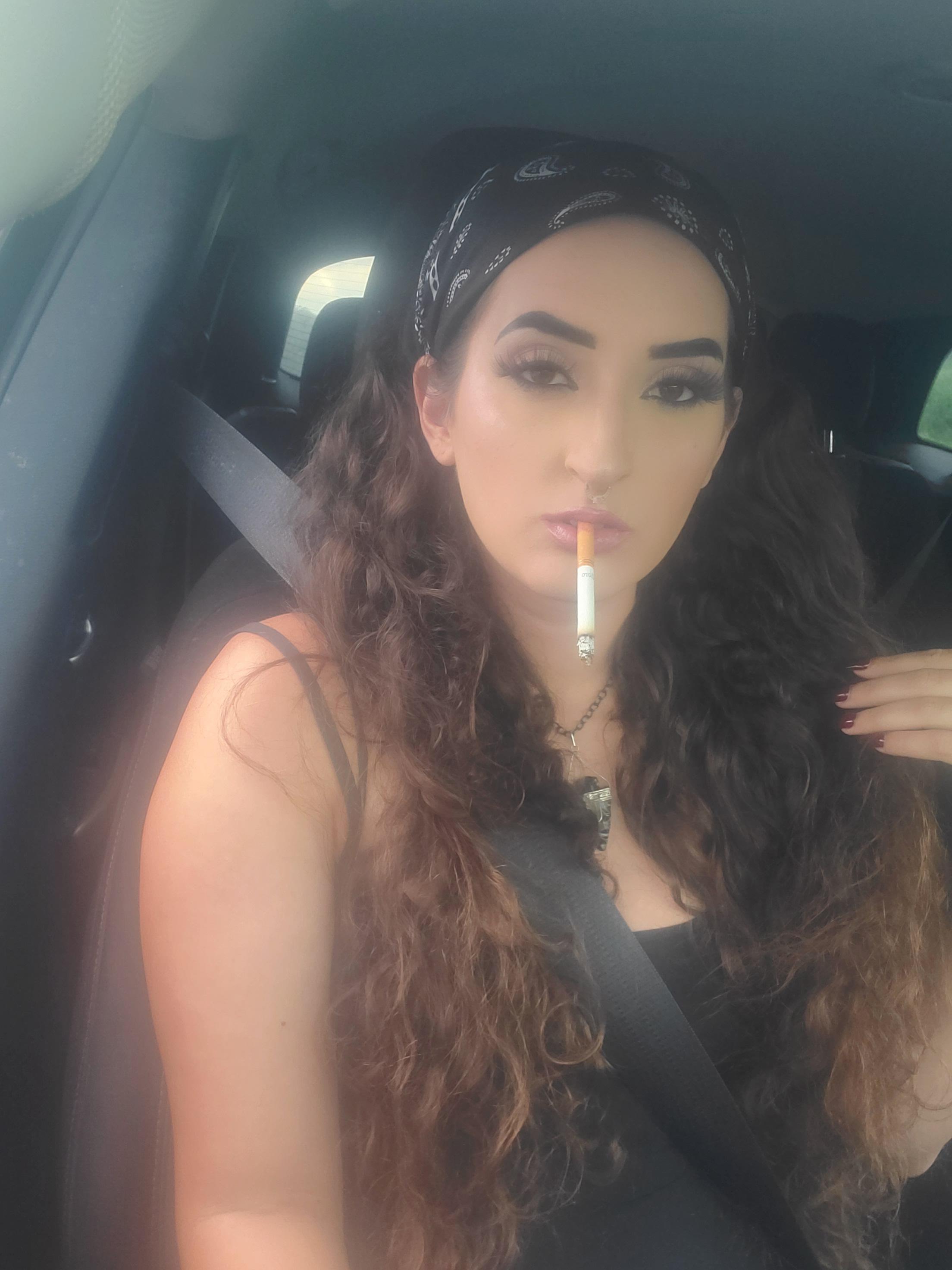 Smoke break in the car | Scrolller