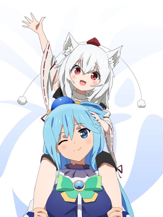 Smol Awoo and a goddess | Scrolller