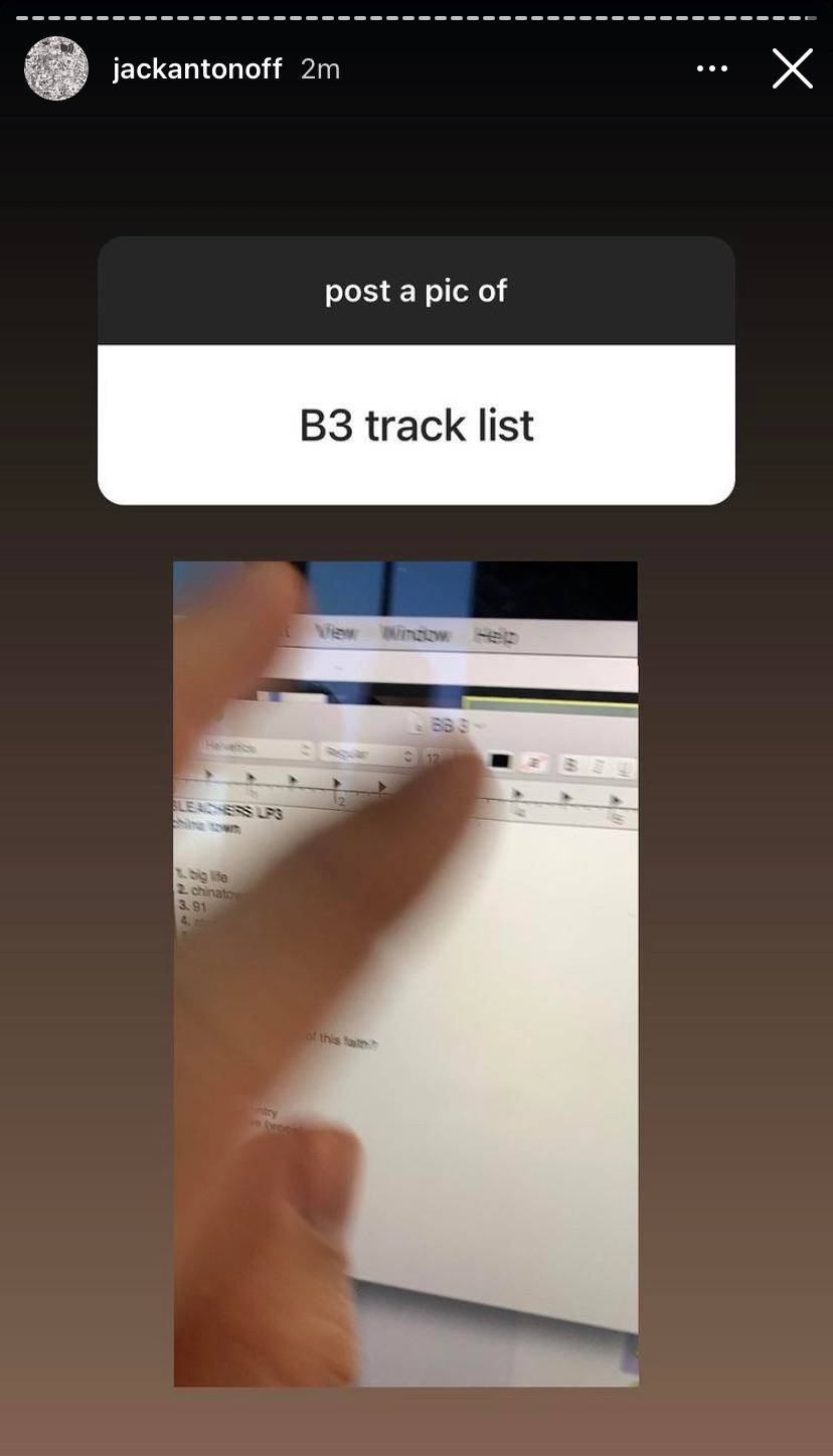 Sneak peak of B3 track list! | Scrolller
