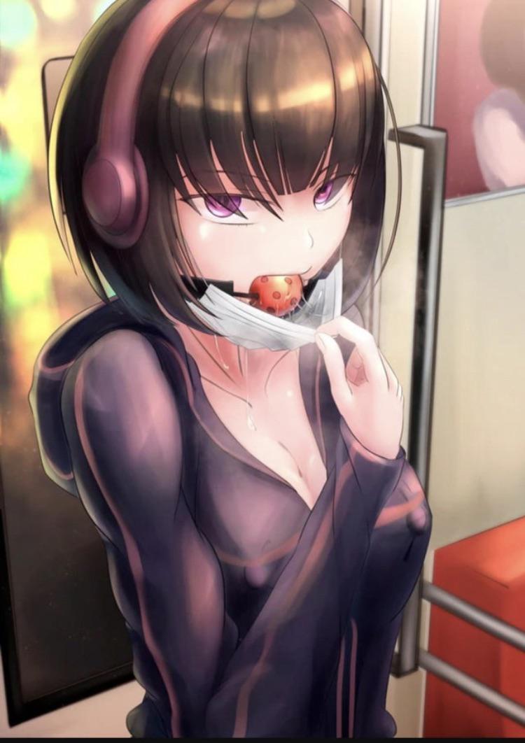 Sneaky gagged cutie | Scrolller