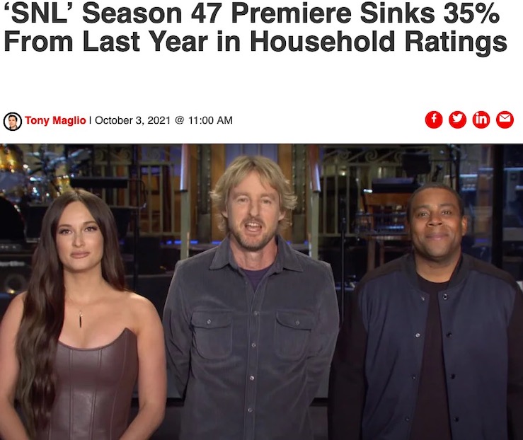 ‘SNL’ Season 47 Premiere Sinks 35% From Last Year | Scrolller