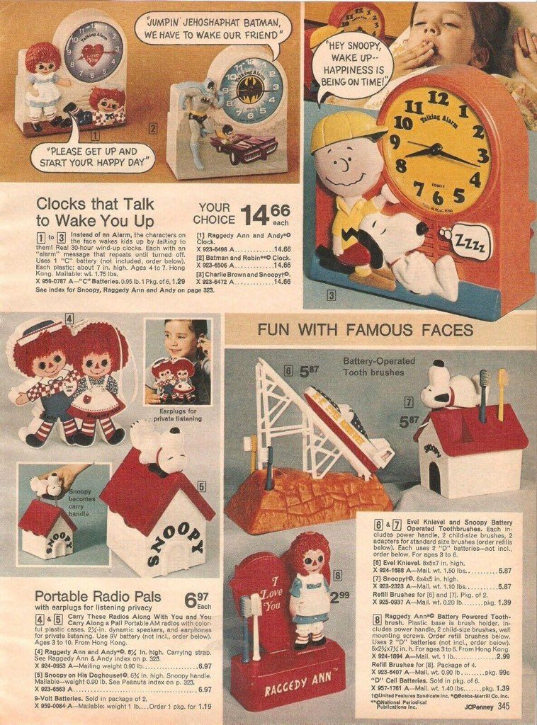 Snoopy in an Old JC Penny Catalog | Scrolller