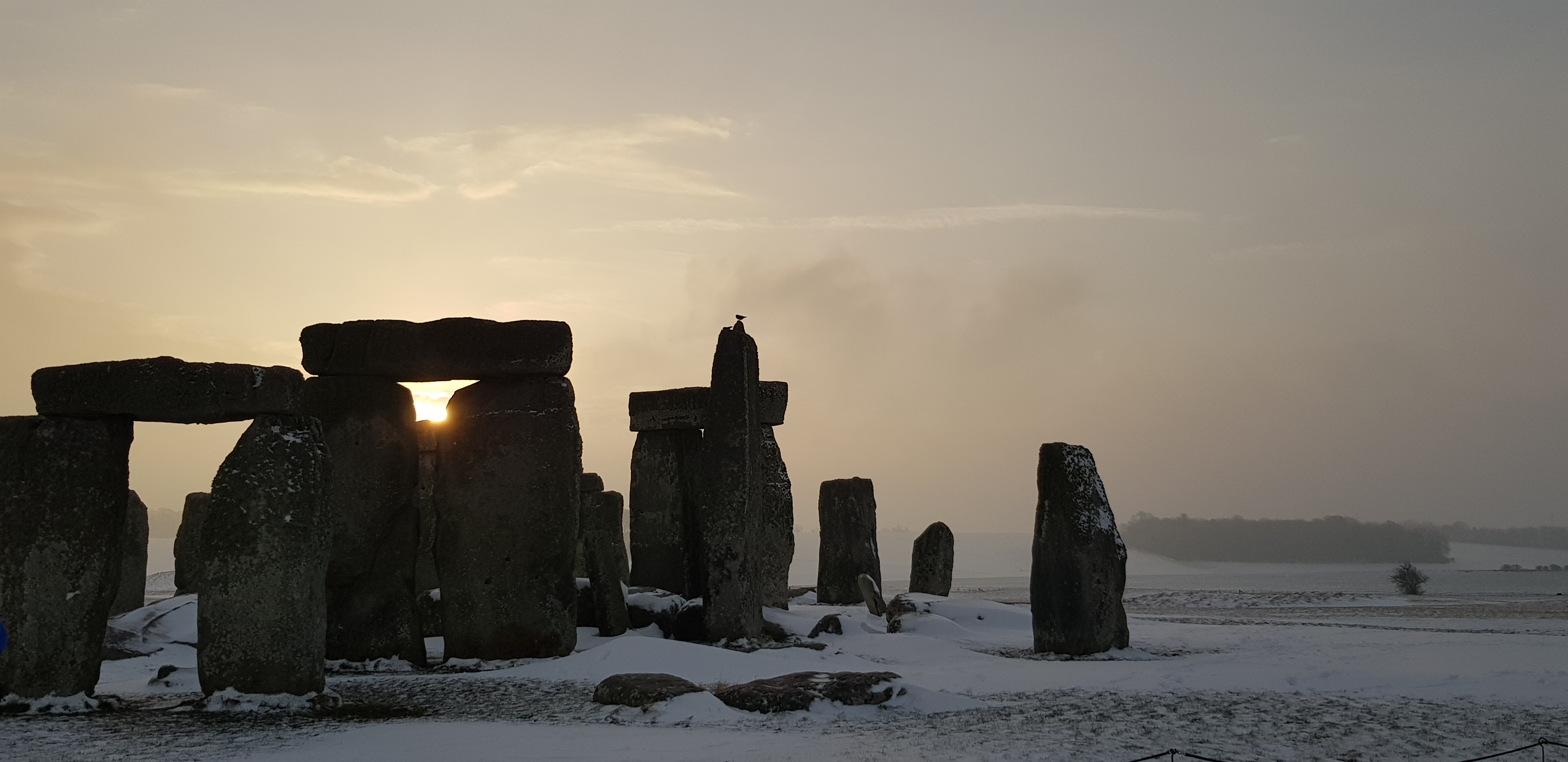 Snowy Stonehenge | Scrolller