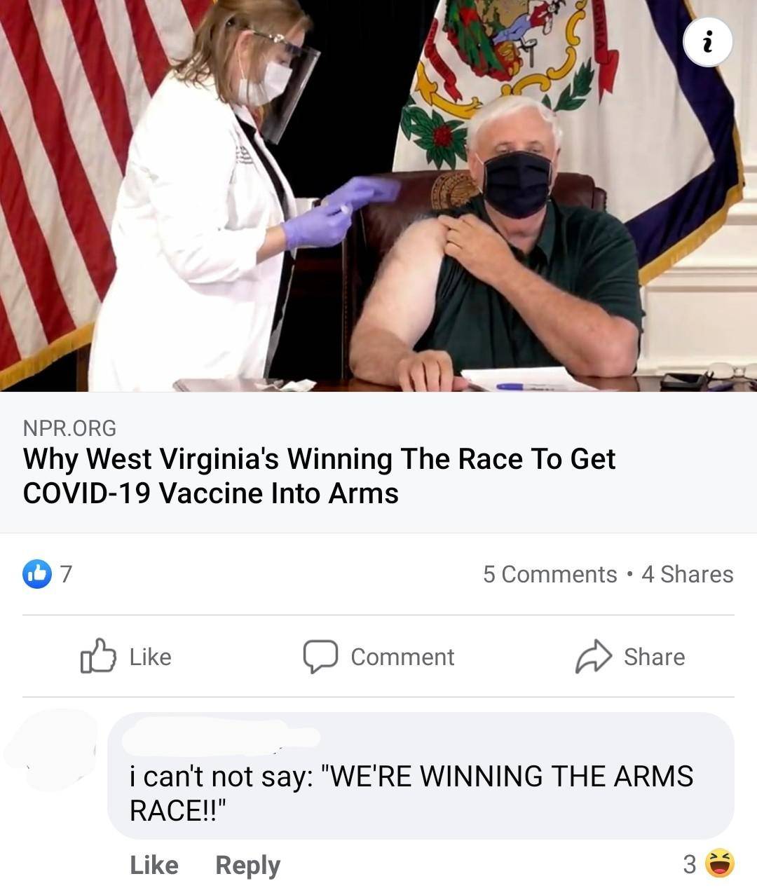 So apparently we're winning the arms race | Scrolller