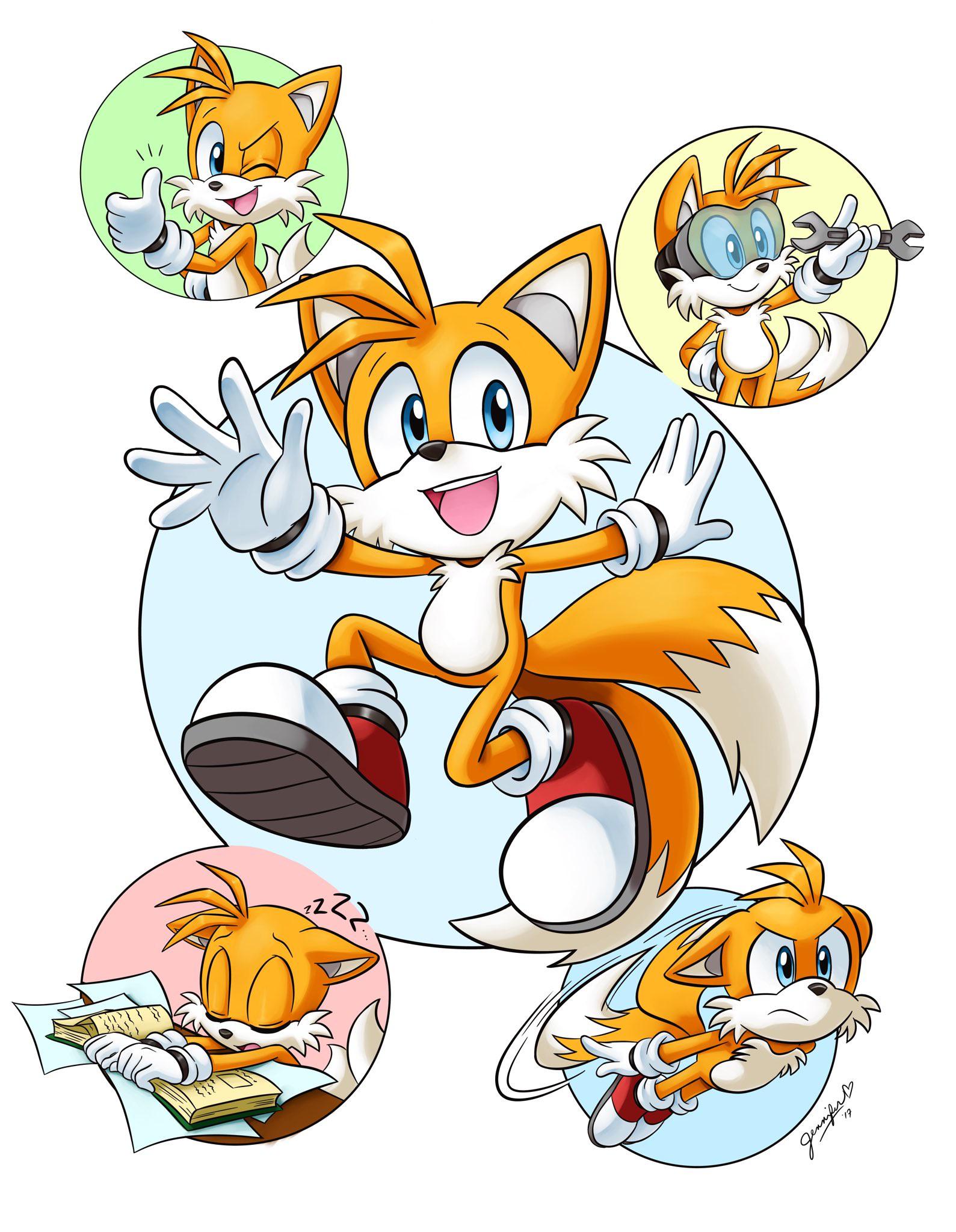 Here is Jennifer Hernandez’s artwork of Miles “Tails” Prower! | Scrolller