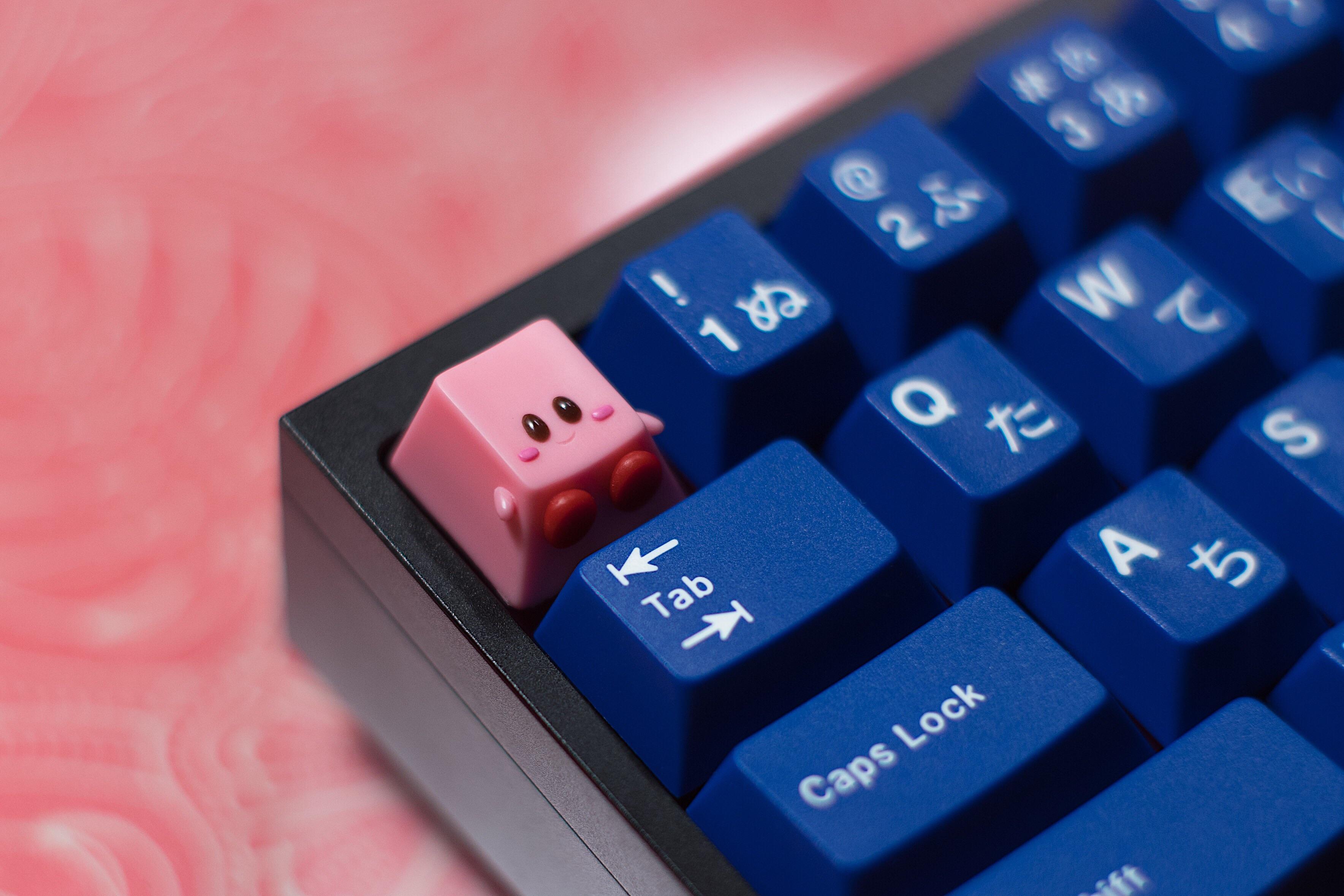 So, I’ve made a Kirby artisan keycap | Scrolller
