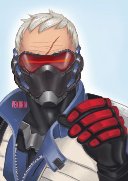 Soldier 76 by kura-risa15 | Scrolller