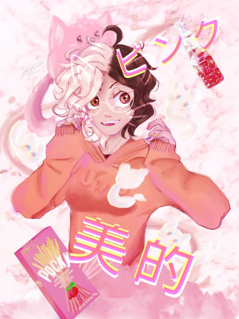 Some aesthetic fanart for Ani that I just finished recently. I am really proud of this. | Scrolller