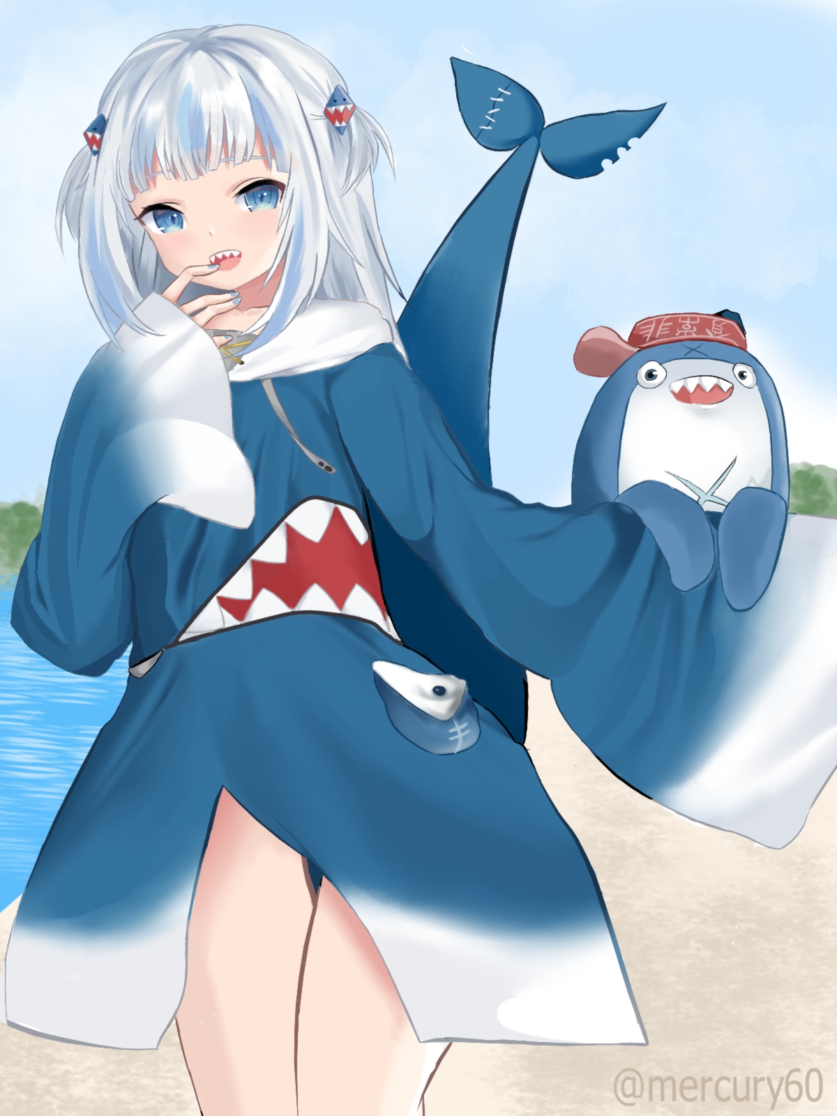 Some Gawr Gura Fan Art I Made Would Love To Hear Your Opinion Scrolller