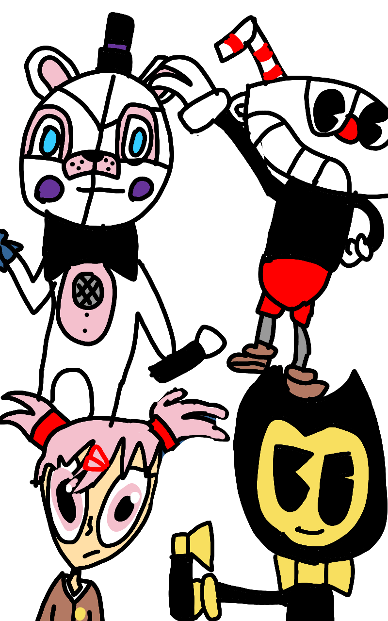 Some indie games in a crossover drawing | Scrolller