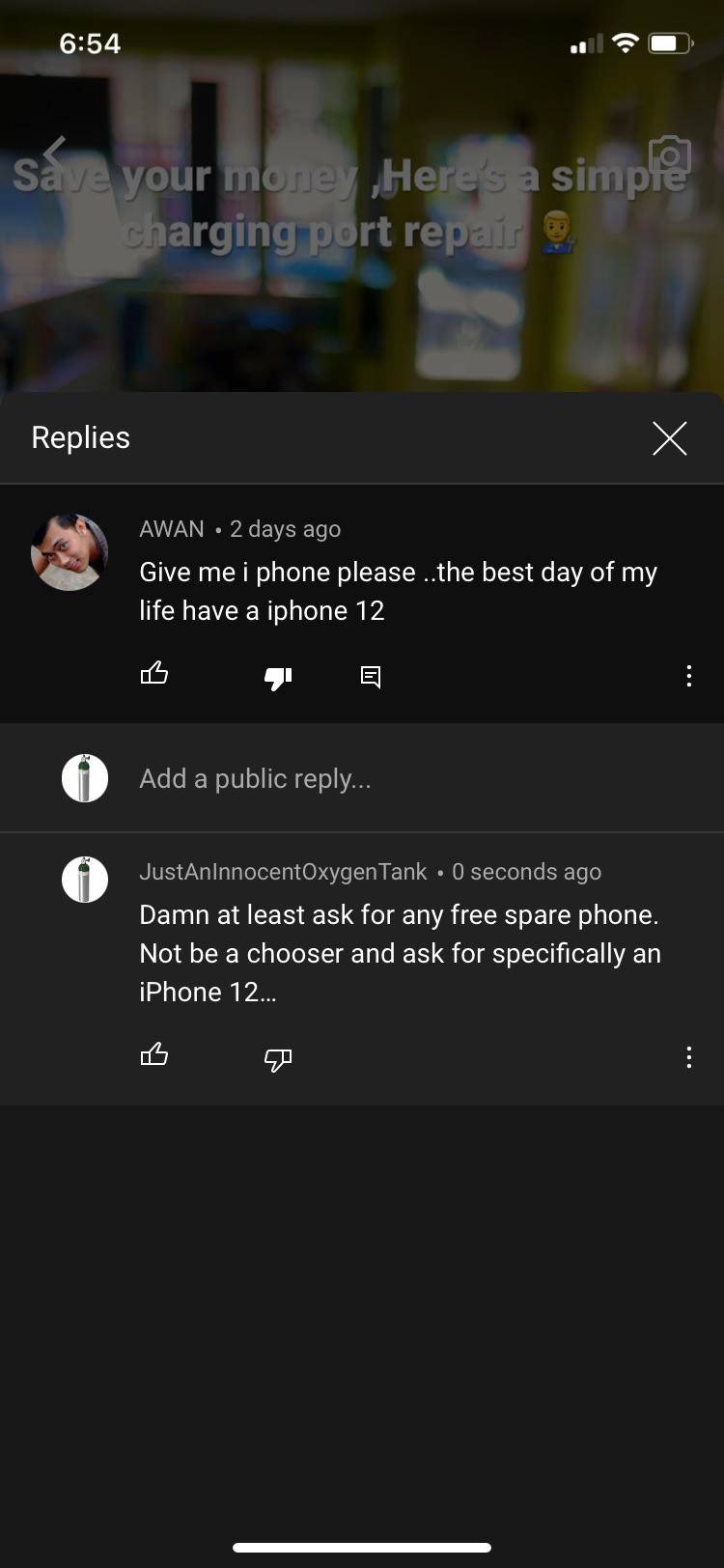 Someone begging for an iPhone 12 | Scrolller