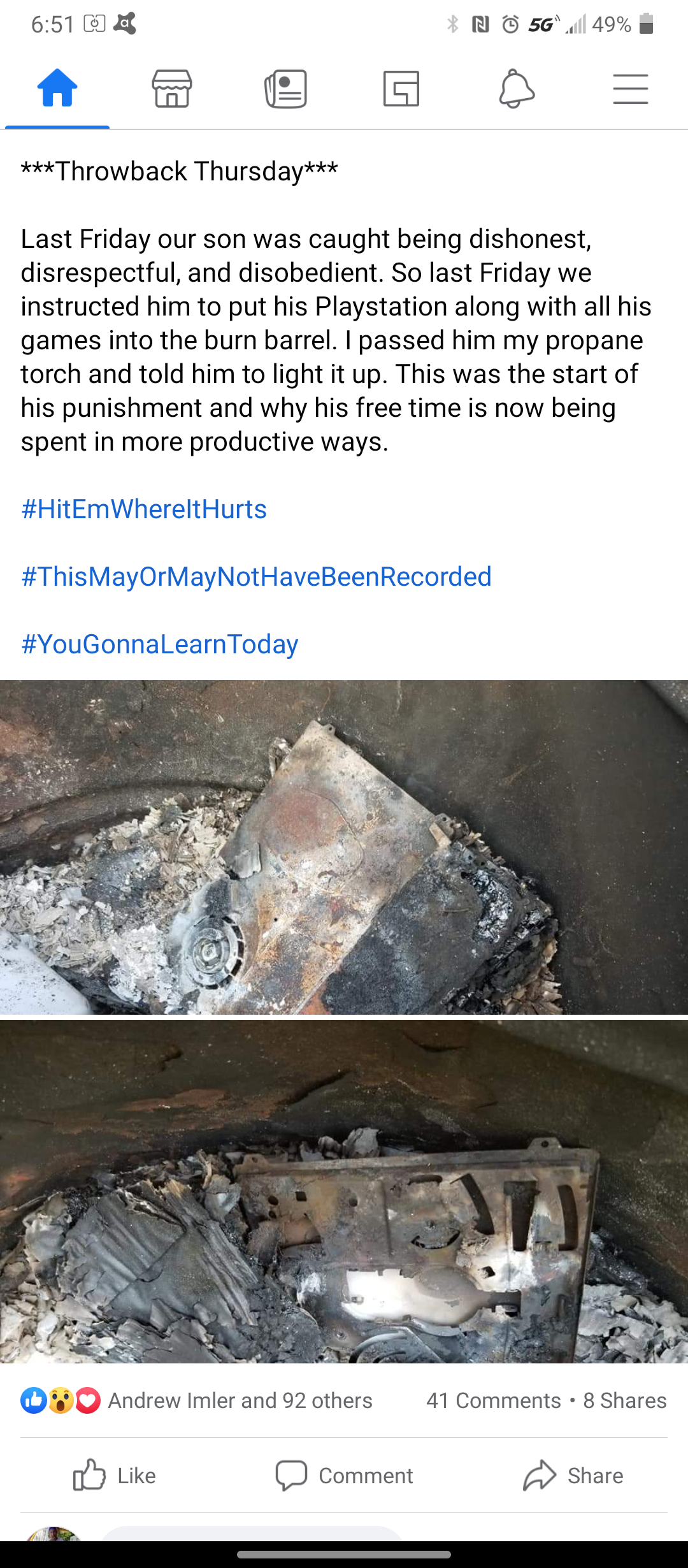 Someone on my FB feed | Scrolller