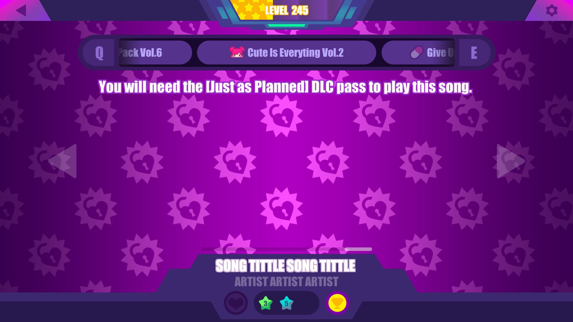 Song Tittle Artist (I have the DLC) | Scrolller