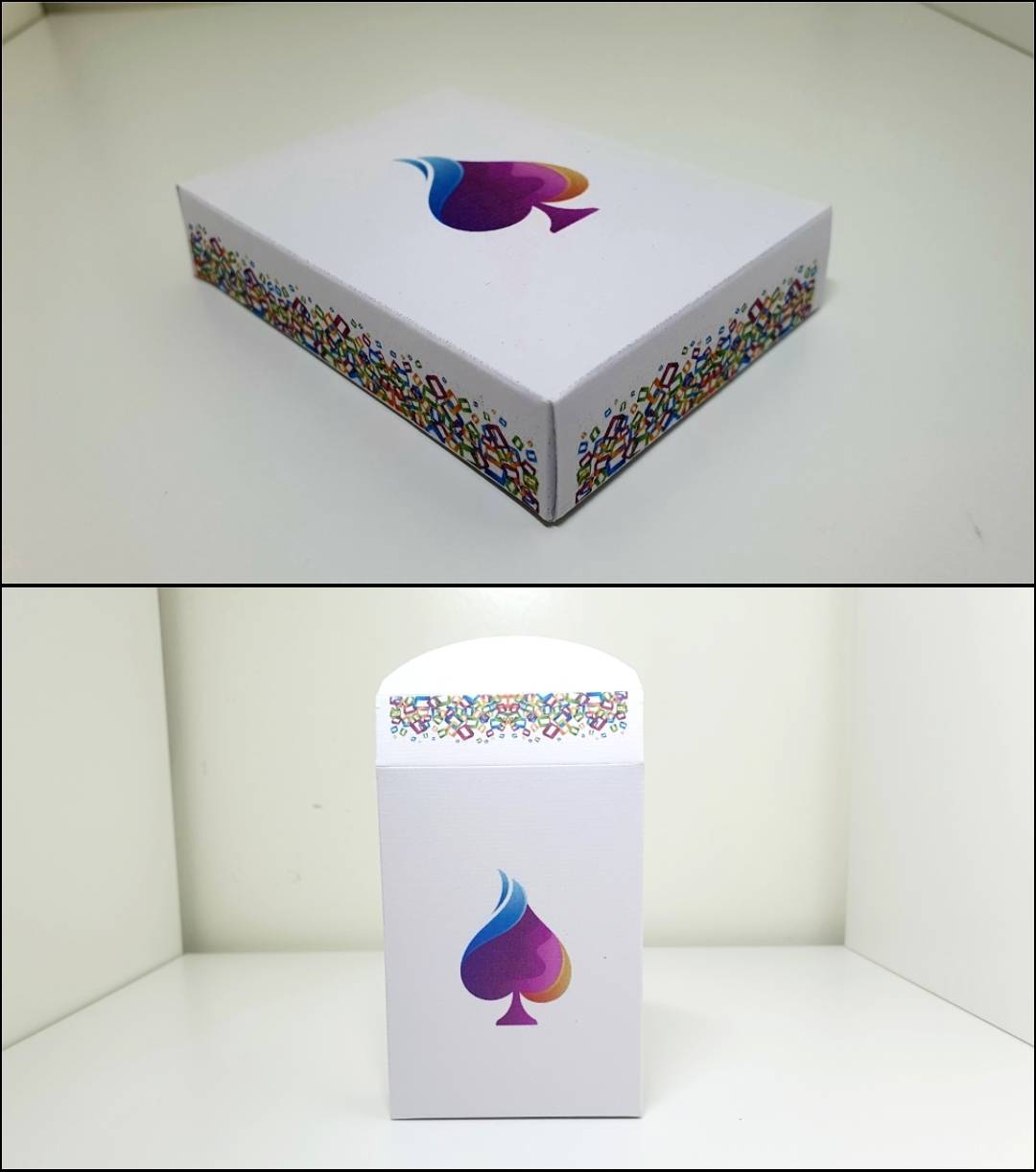 Soooo, I made a tuck box for playing cards... | Scrolller