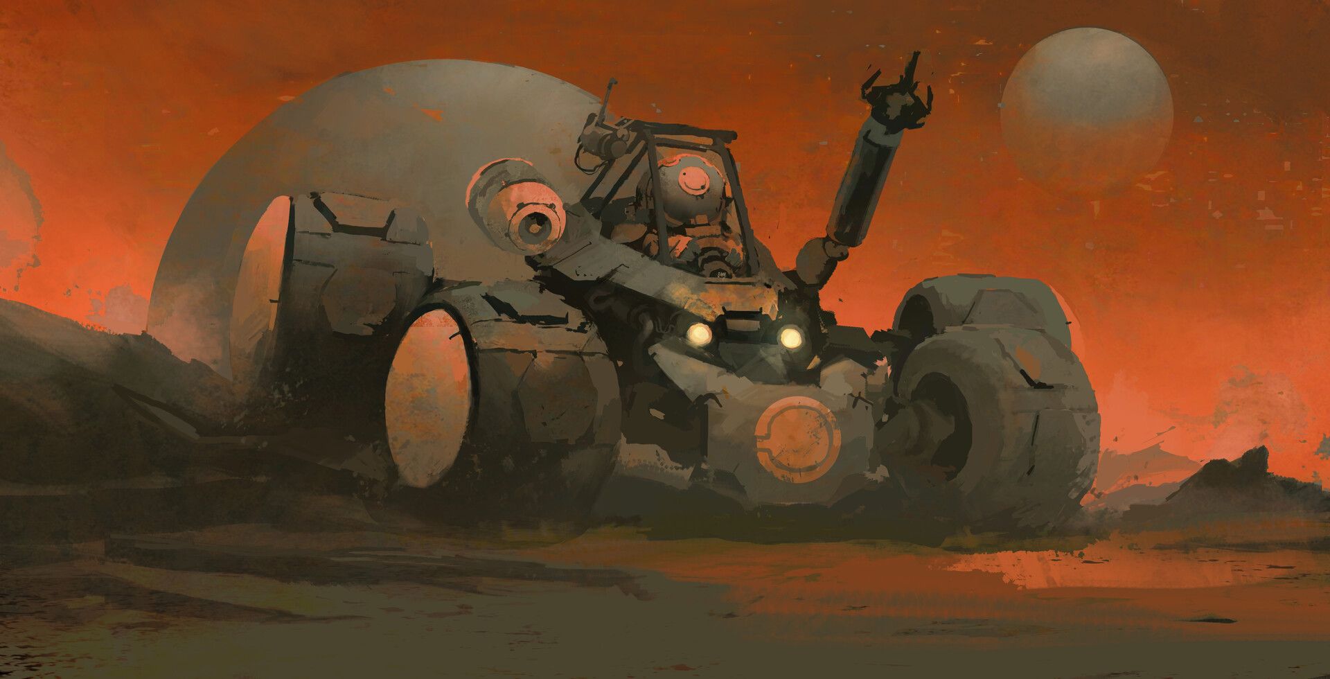 Space Buggy by Guillaume Menuel | Scrolller