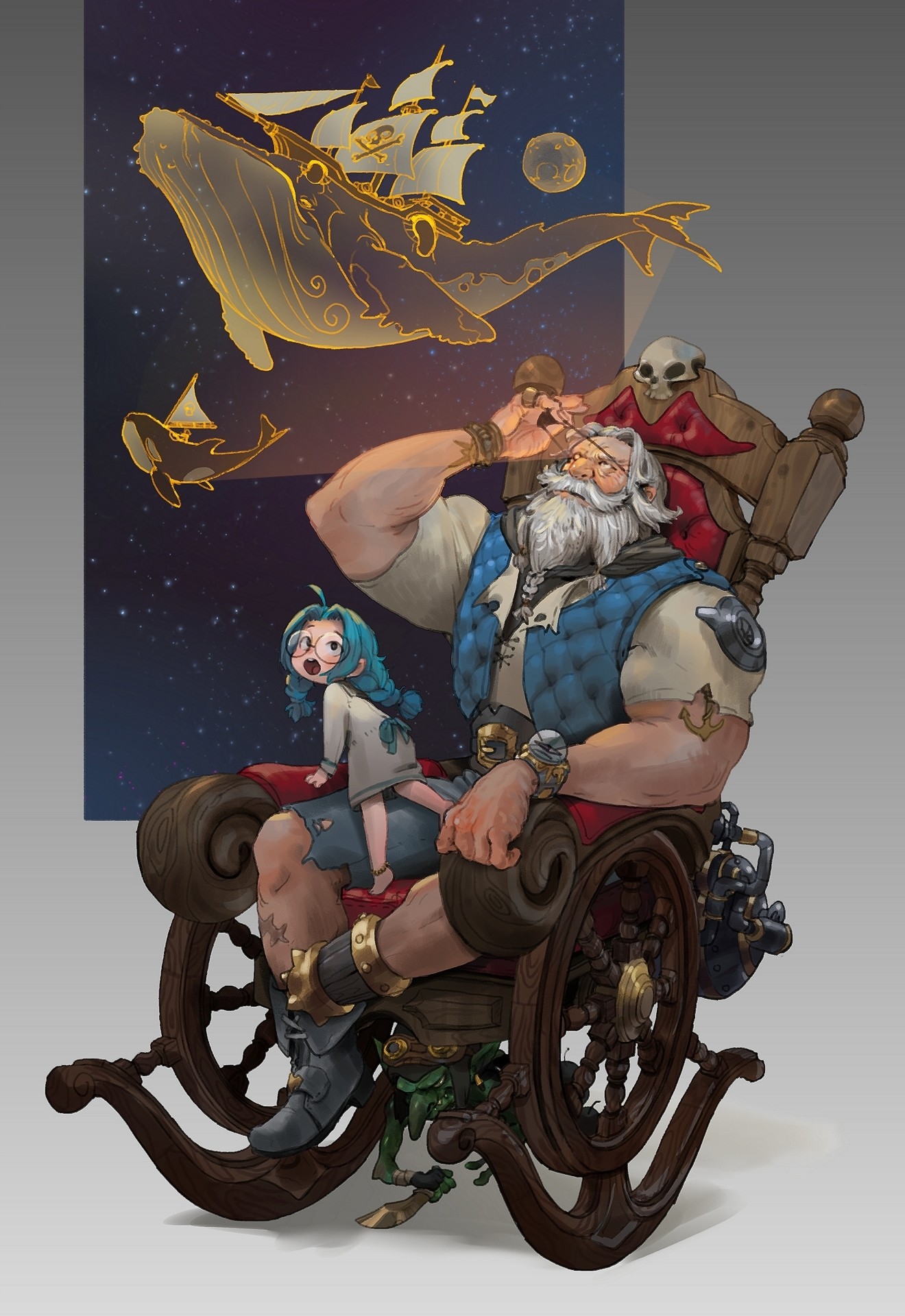 Space Pirate by Ngan Pham | Scrolller