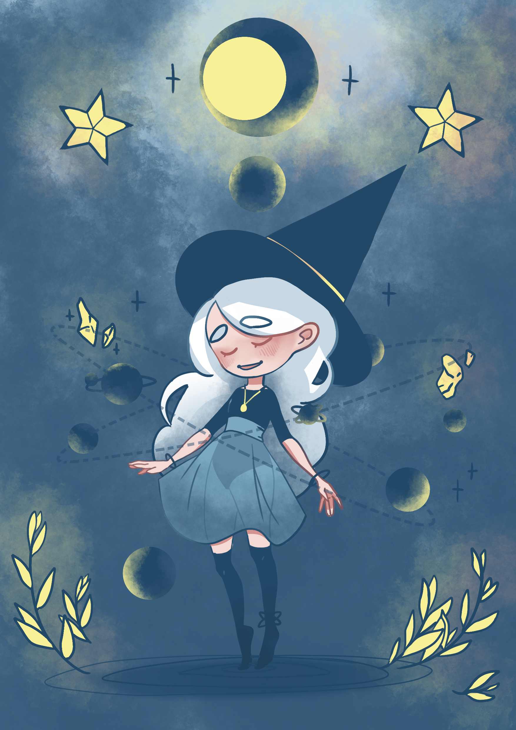 Space witch, me, digital, 2020 | Scrolller