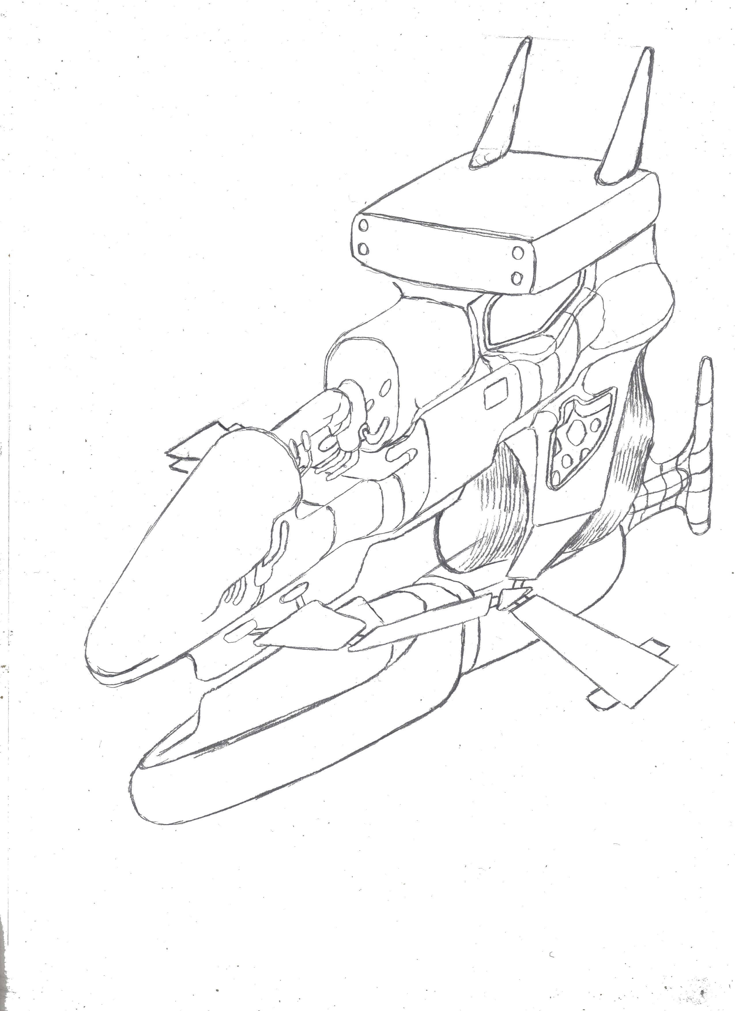 spaceship drawing | Scrolller