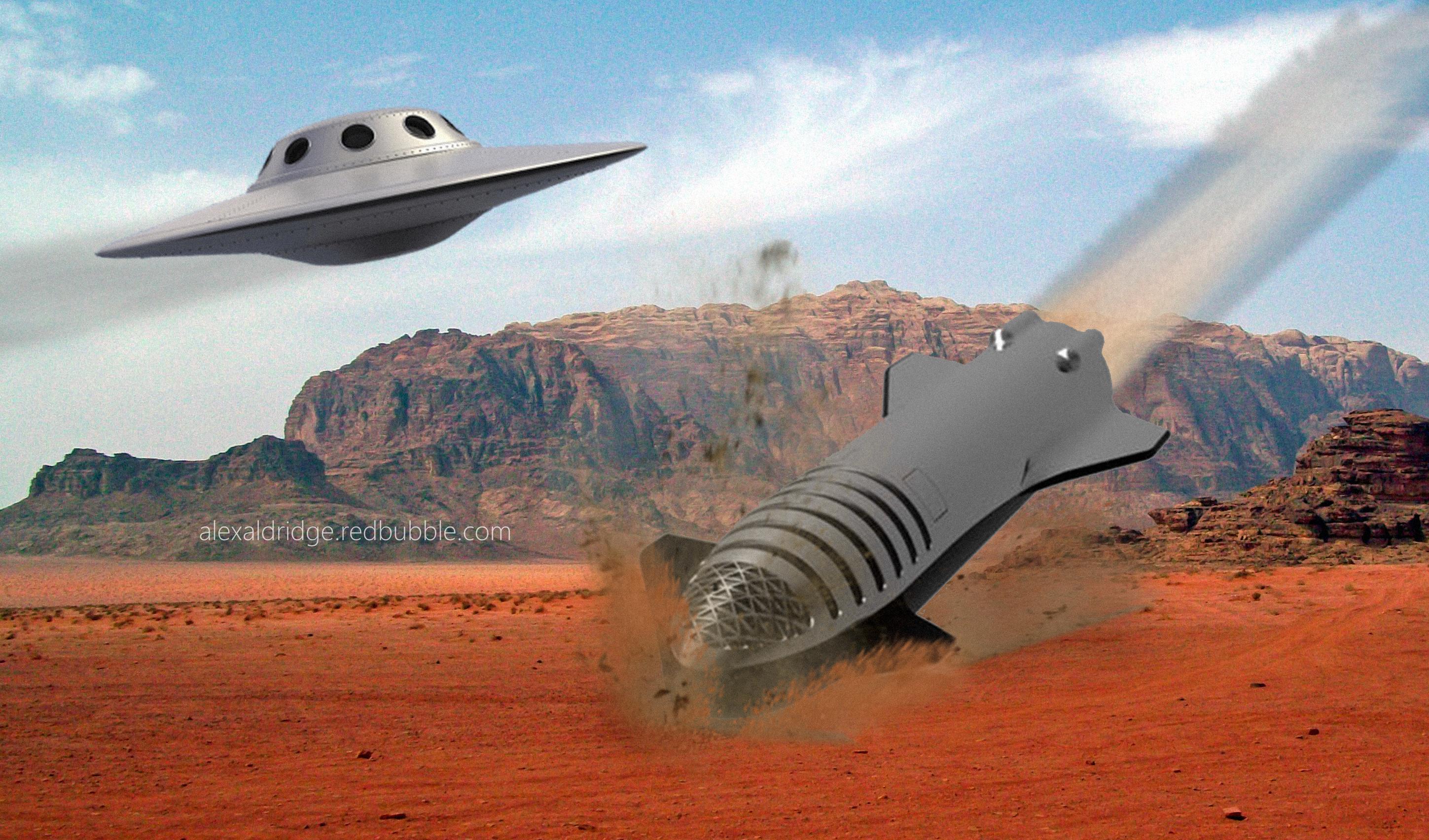 SpaceX 🚀 Starship 🛸 Alien Attack 💥 Crash Landing | Scrolller