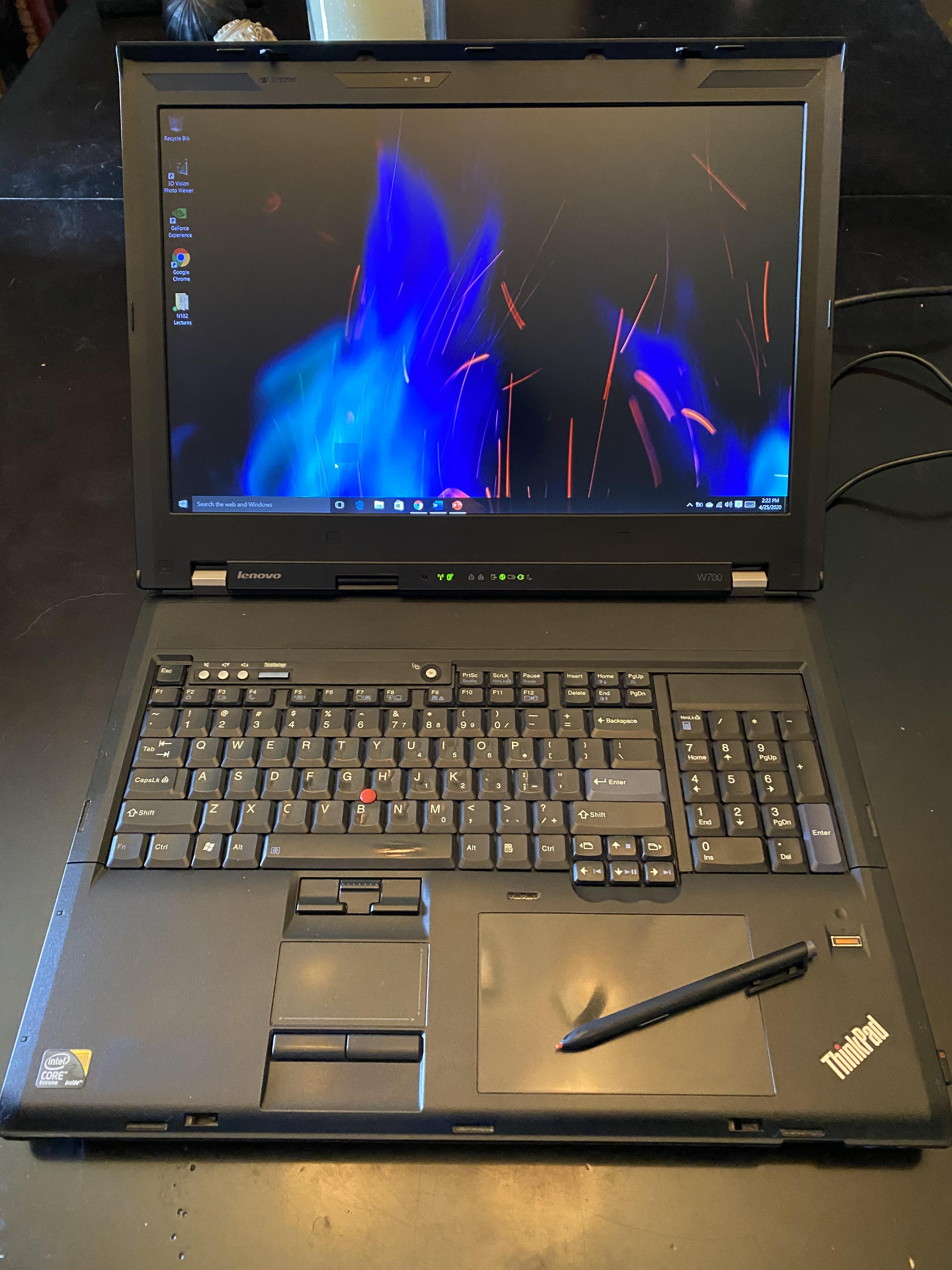 Spent my time in quarantine restoring this massive old beast! 2008 Thinkpad W700 | Scrolller