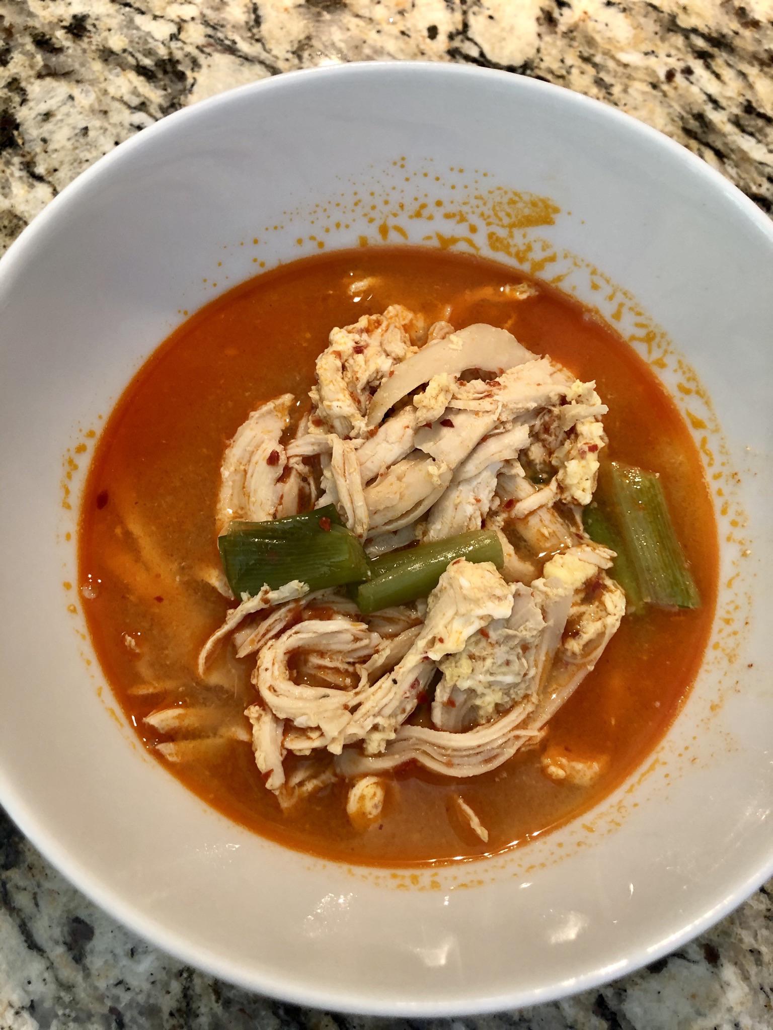 Spicy Korean chicken soup | Scrolller