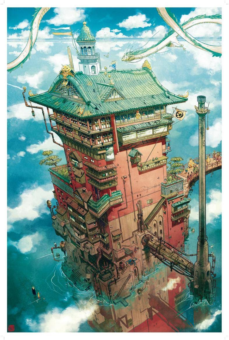 Spirited Away: The Bath House by Mathieu Bablet | Scrolller