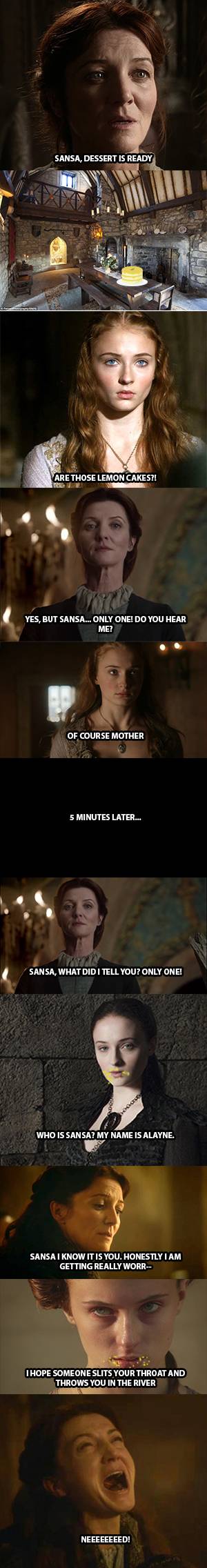 [Spoilers show] Ned I am getting worried about Sansa. | Scrolller