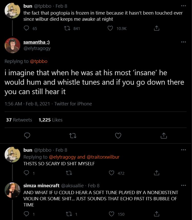 Spooky Pogtopia headcanons on Twitter | Scrolller