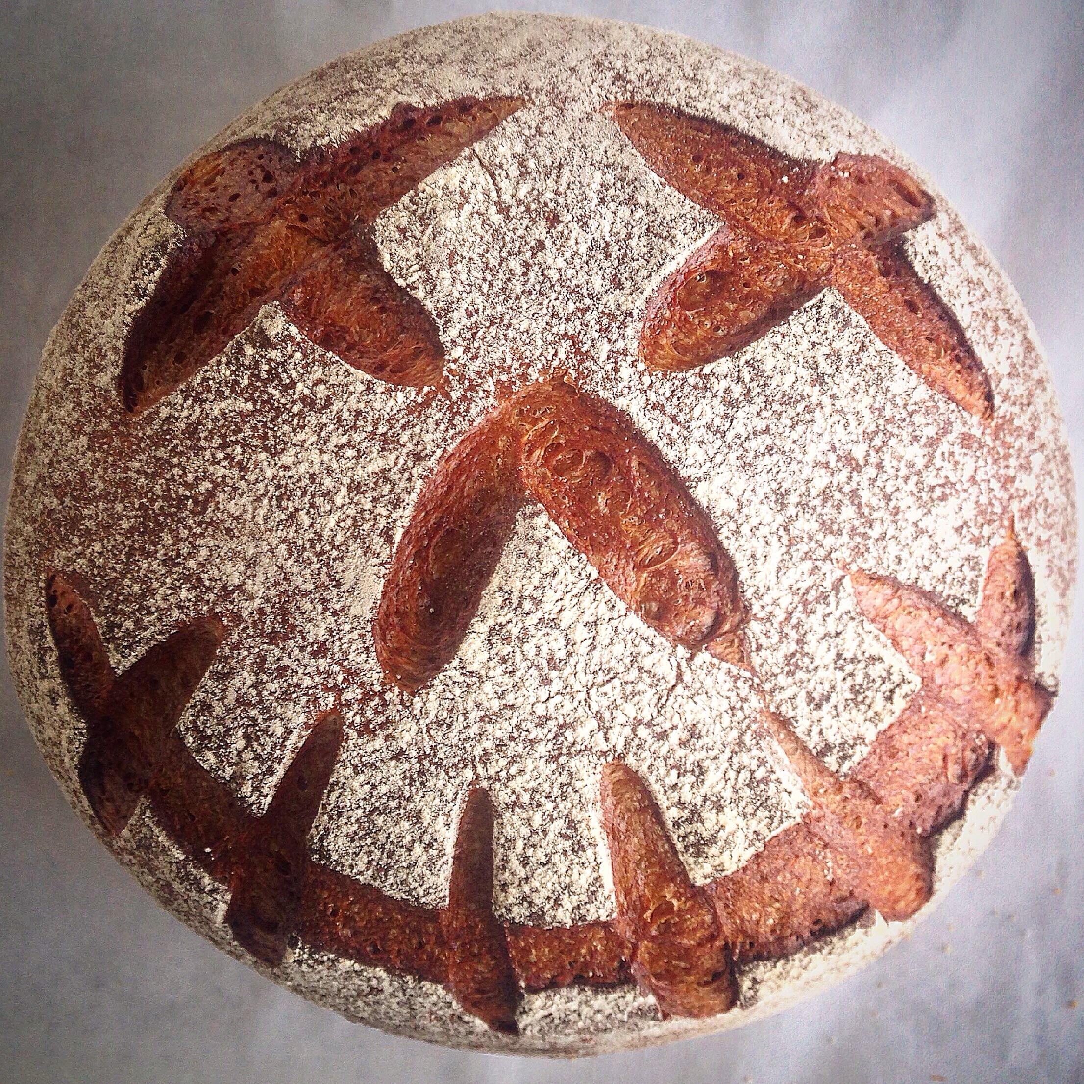 Spooky Pumpernickel loaf I made | Scrolller