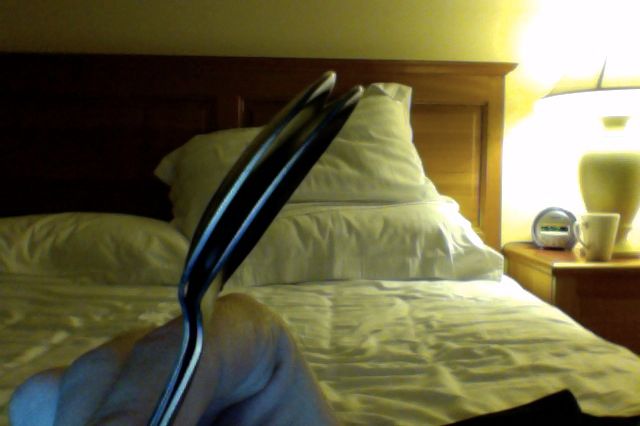 Spooning leads to [f]orking in the [m]otel bed. | Scrolller