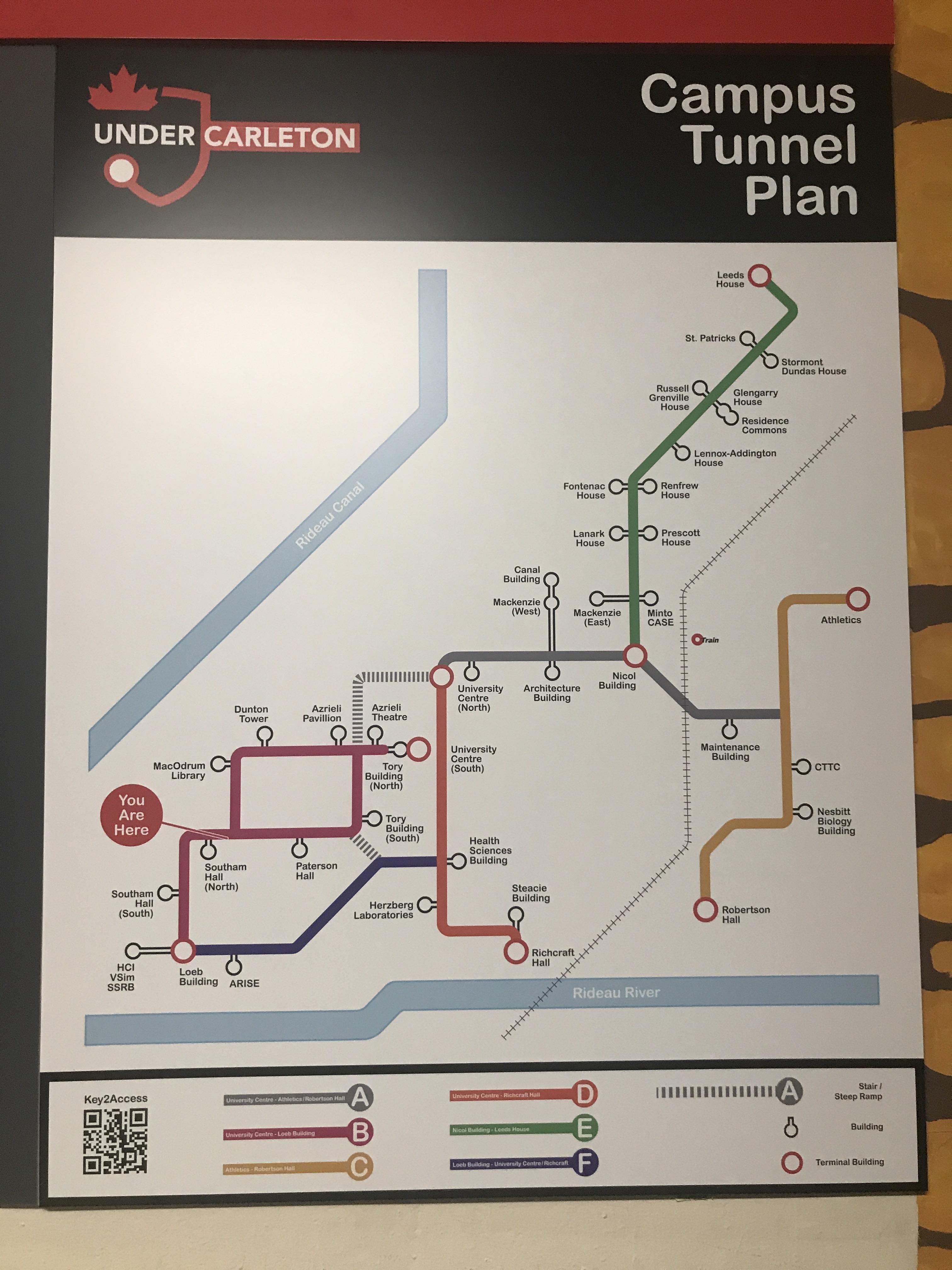 Spotted near Southam: New wayfinding signage for Carleton’s tunnels ...