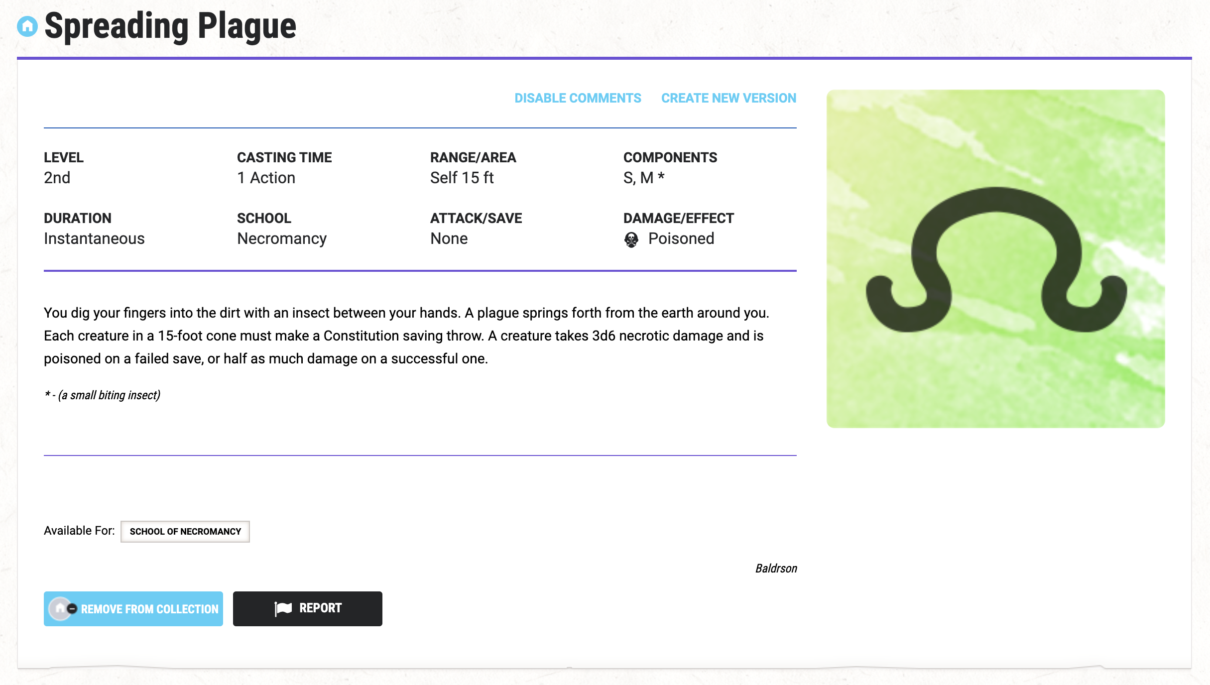 Spreading Plague(Burning Hands with necromantic flavour) | Scrolller