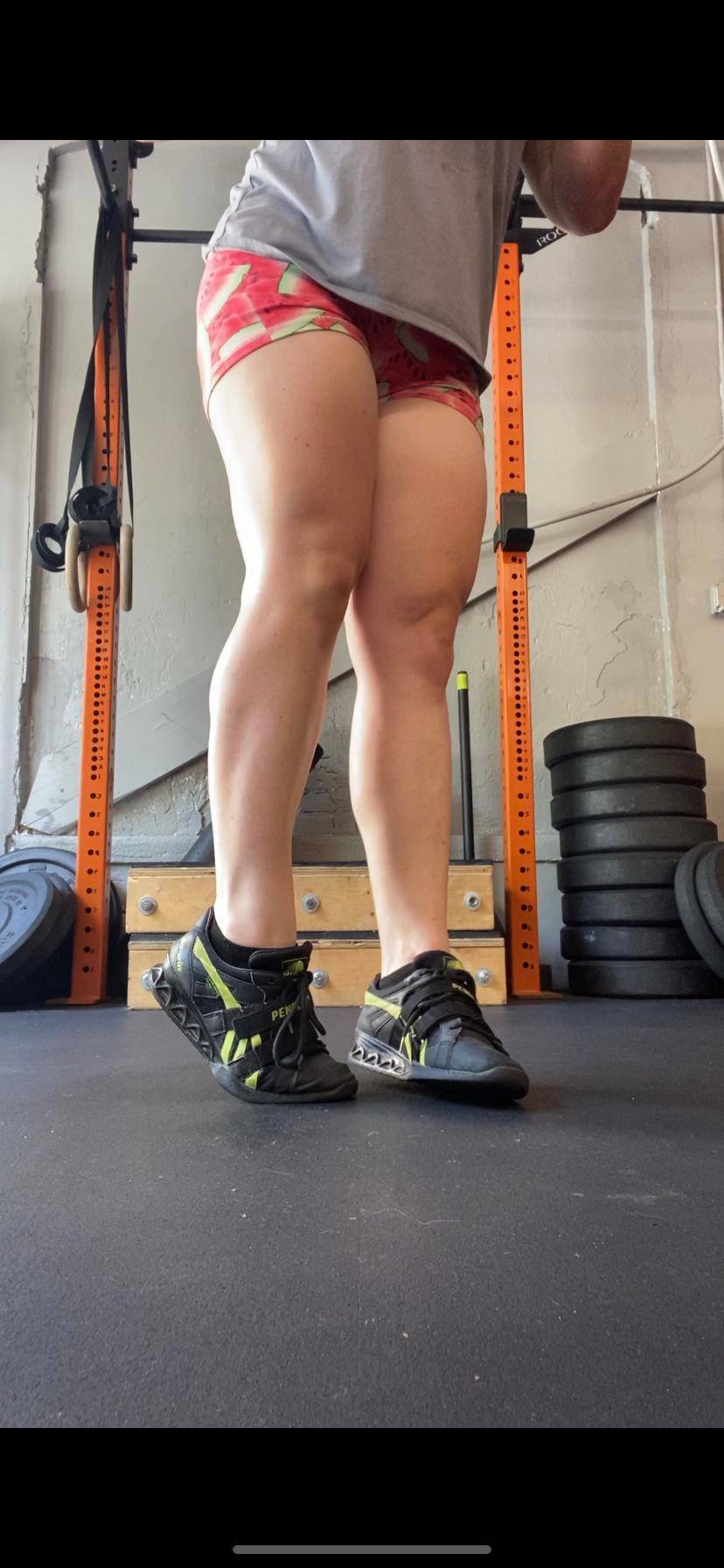 Squat day and watermelon shorts | Scrolller