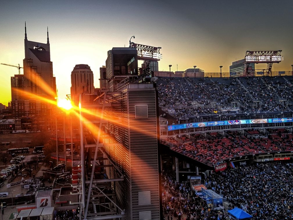 Stadium Sunset | Scrolller