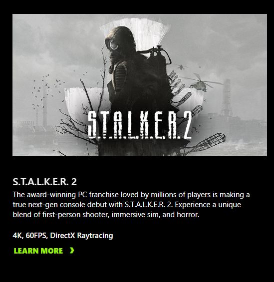 STALKER 2 will use Raytracing | Scrolller