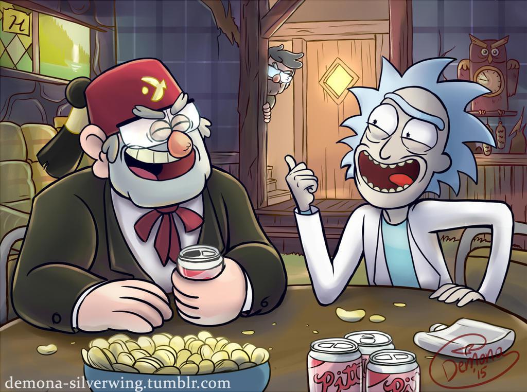 Stan and Rick hanging out | Scrolller