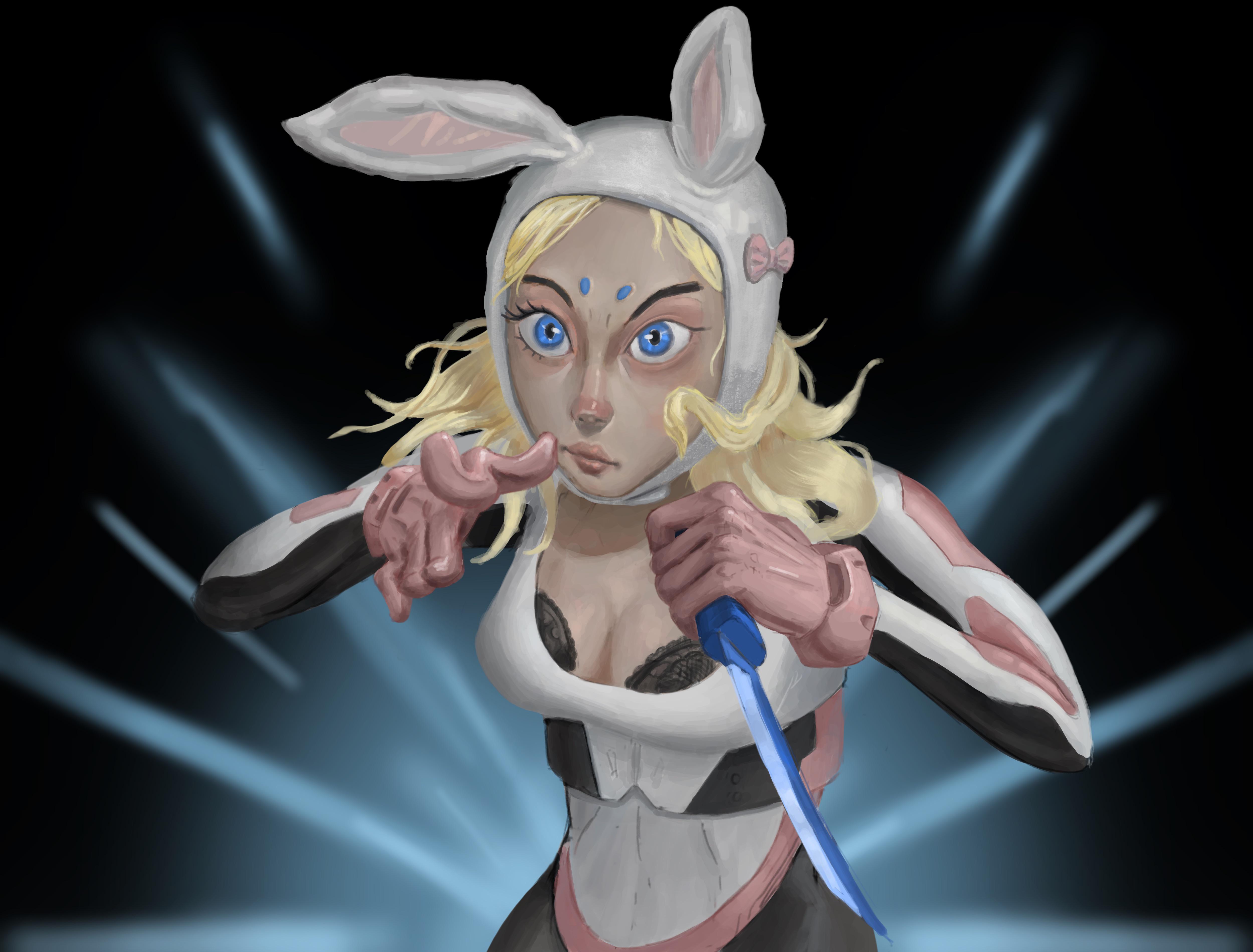 Star bunny, me, digital, 2021 | Scrolller