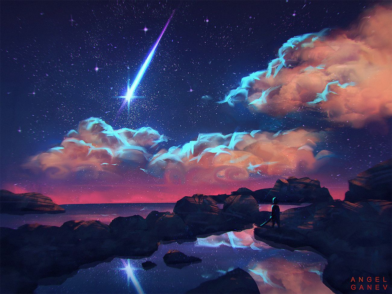 Starfall by Angel Ganev | Scrolller
