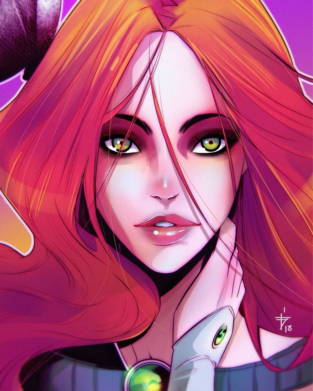 Starfire by Olifux Art | Scrolller