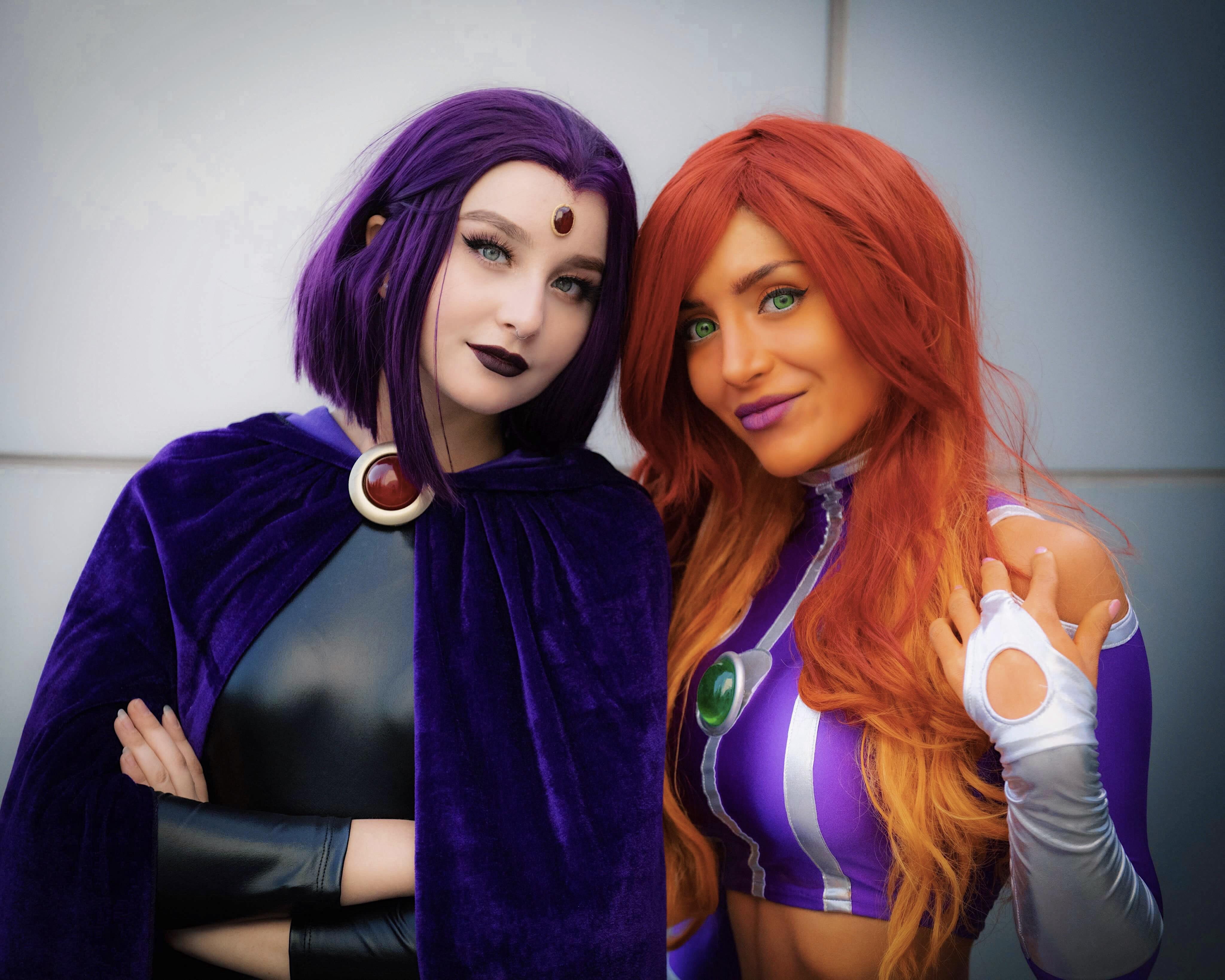 Starfire [self] and Raven from Teen Titans | Scrolller