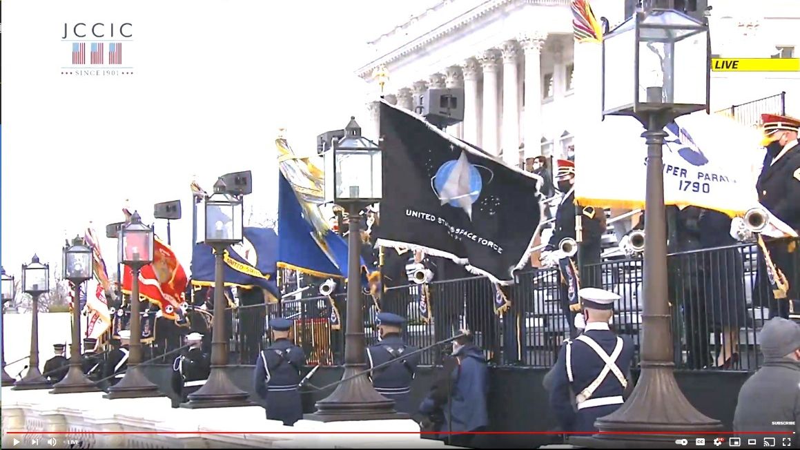 Starfleet being represented at the inauguration today | Scrolller