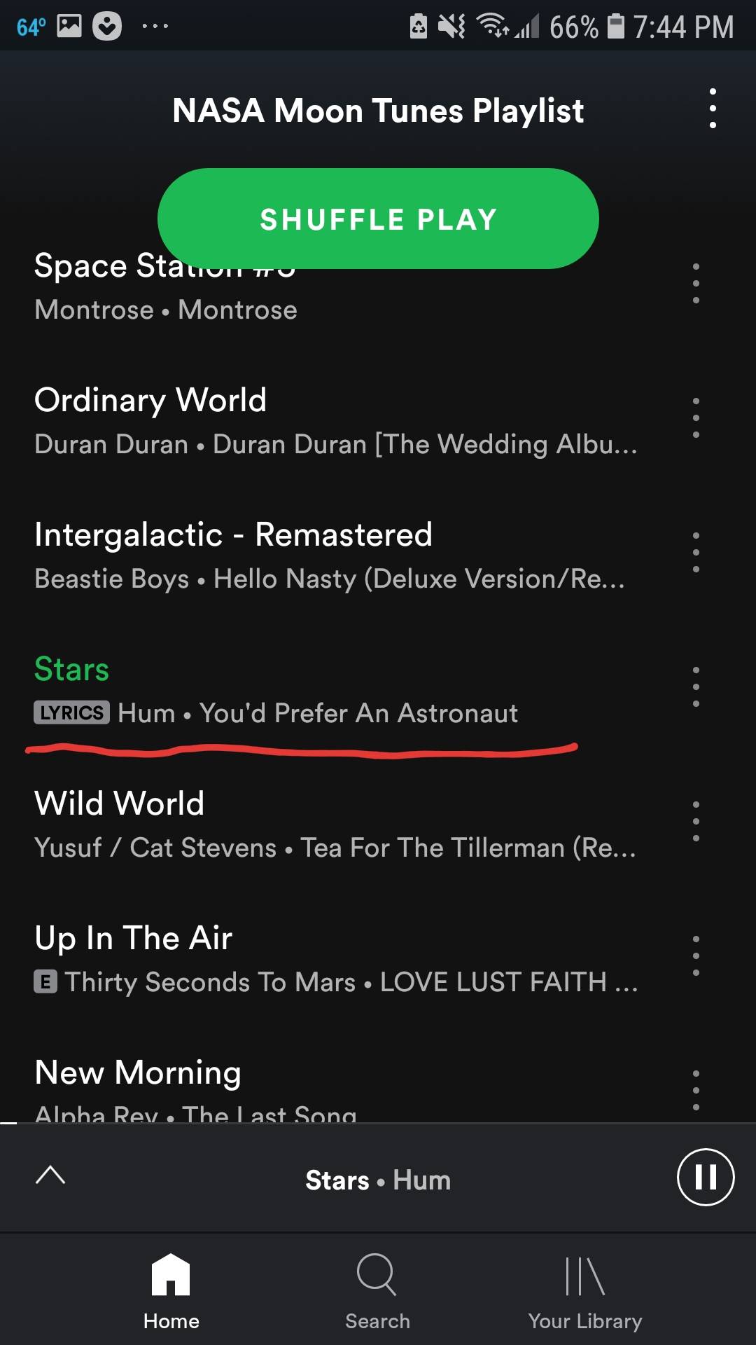 Stars made it onto NASA's official Apollo anniversary playlist!!! | Scrolller