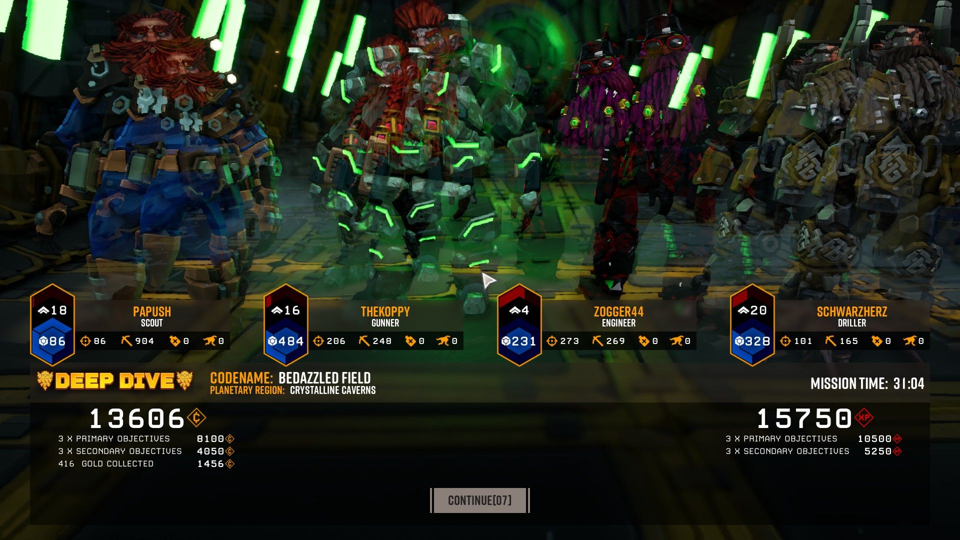 Start the Deep Dive with downing a Blackout Stout in the Drop Pod, they said. It'll be fun, they ...