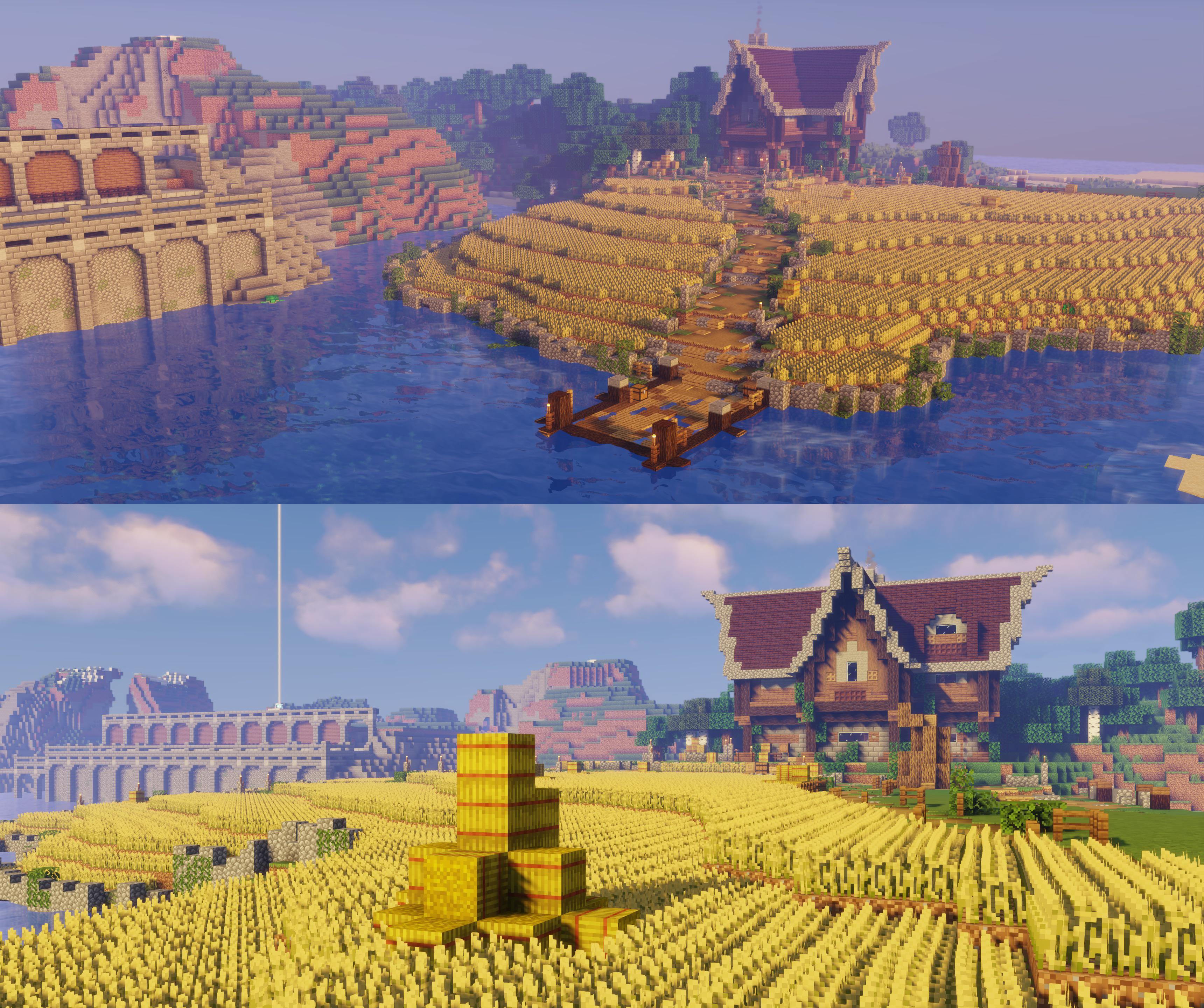 Started a new medieval build (survival). Going for my own fantasy/Northern European style ...