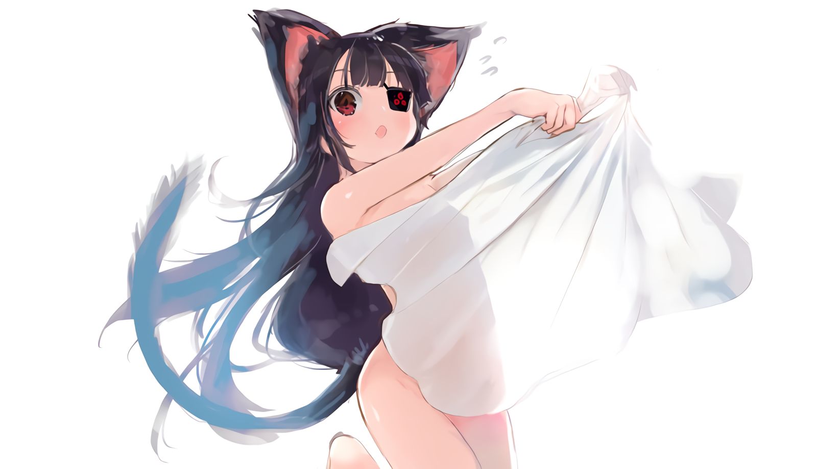 Startled Neko Mirai | Scrolller