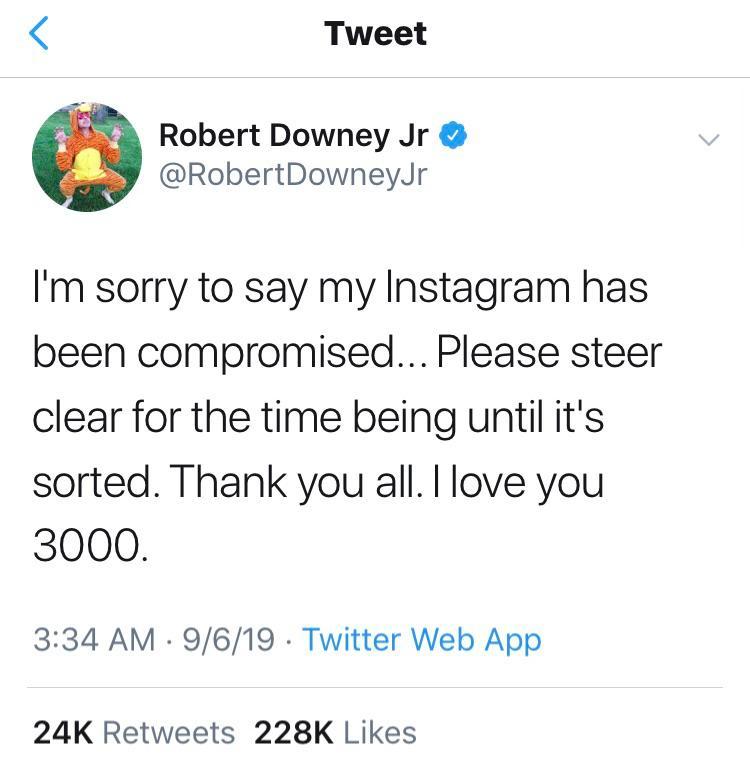 Stay Clear People, RDJ is giving us a warning | Scrolller