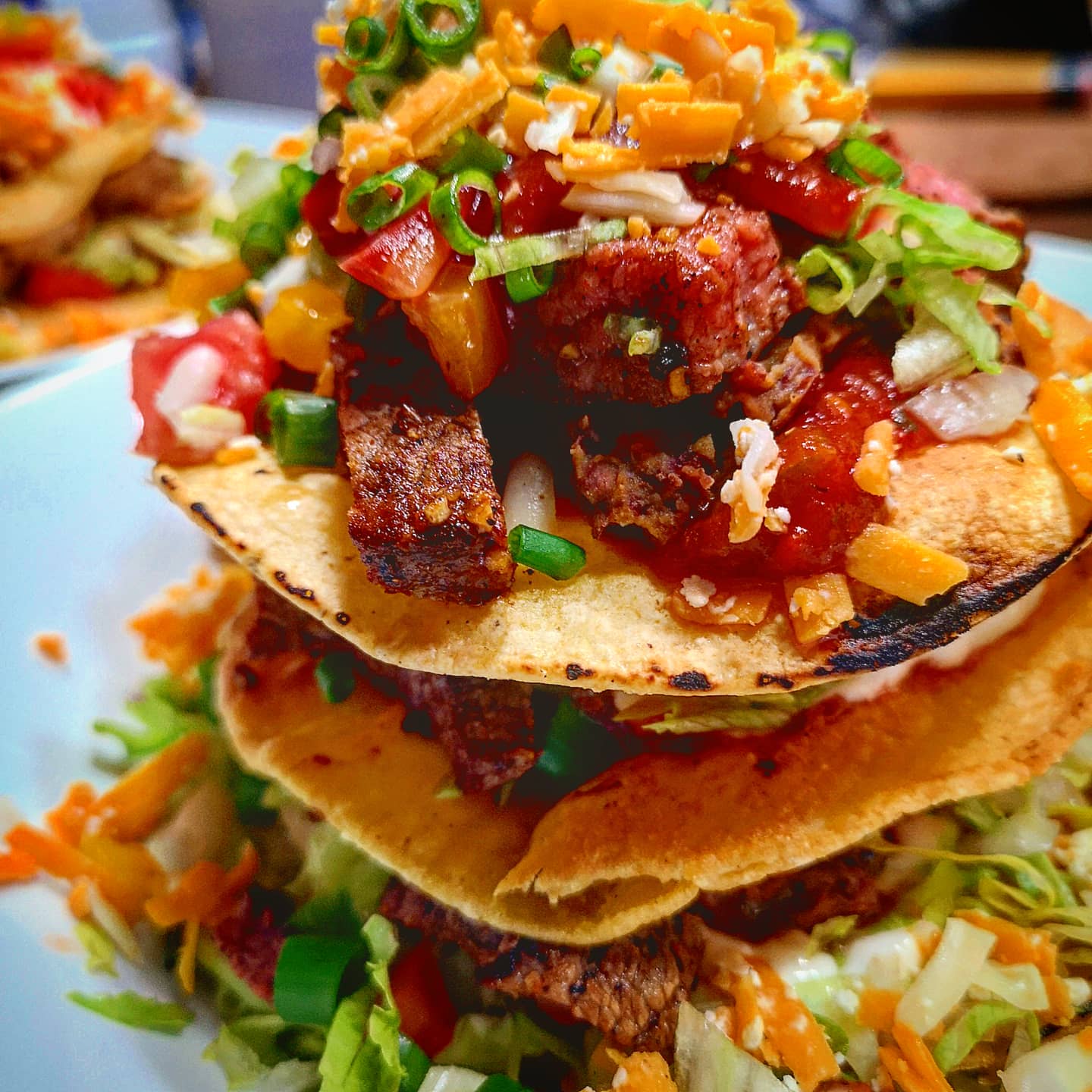Steak taco tower | Scrolller