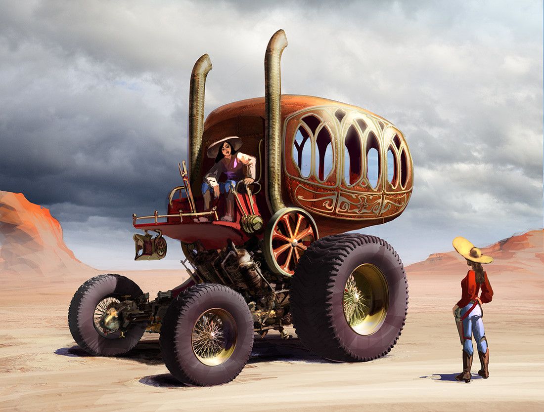 Steam Powered Stagecoach by Roland Brown | Scrolller