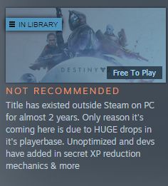 Steam reviews are wack. "Unoptimized" | Scrolller